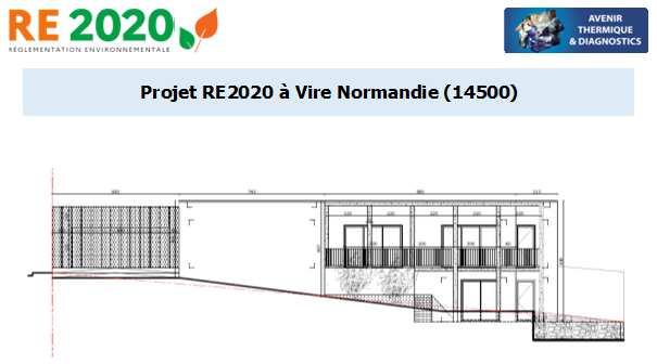 Etude thermique RE2020 + ACV à Vire Normandie 14500